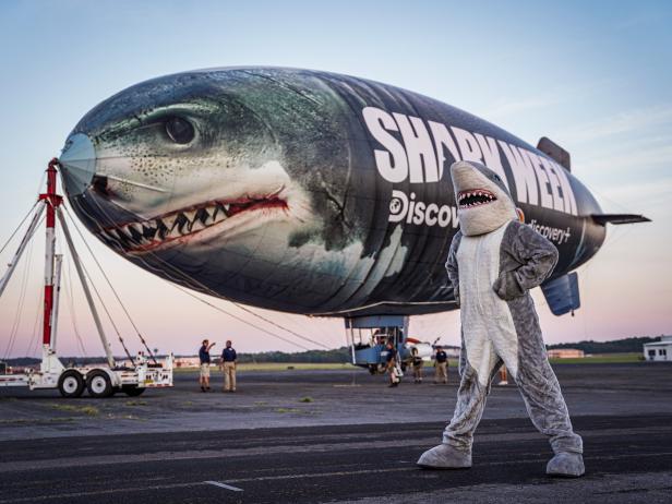 The SHARK WEEK Blimp is Coming to a City Near You | Discovery