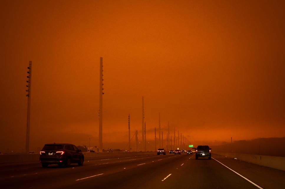 Wildfires Cause Orange Skies Across Northern California | Discovery